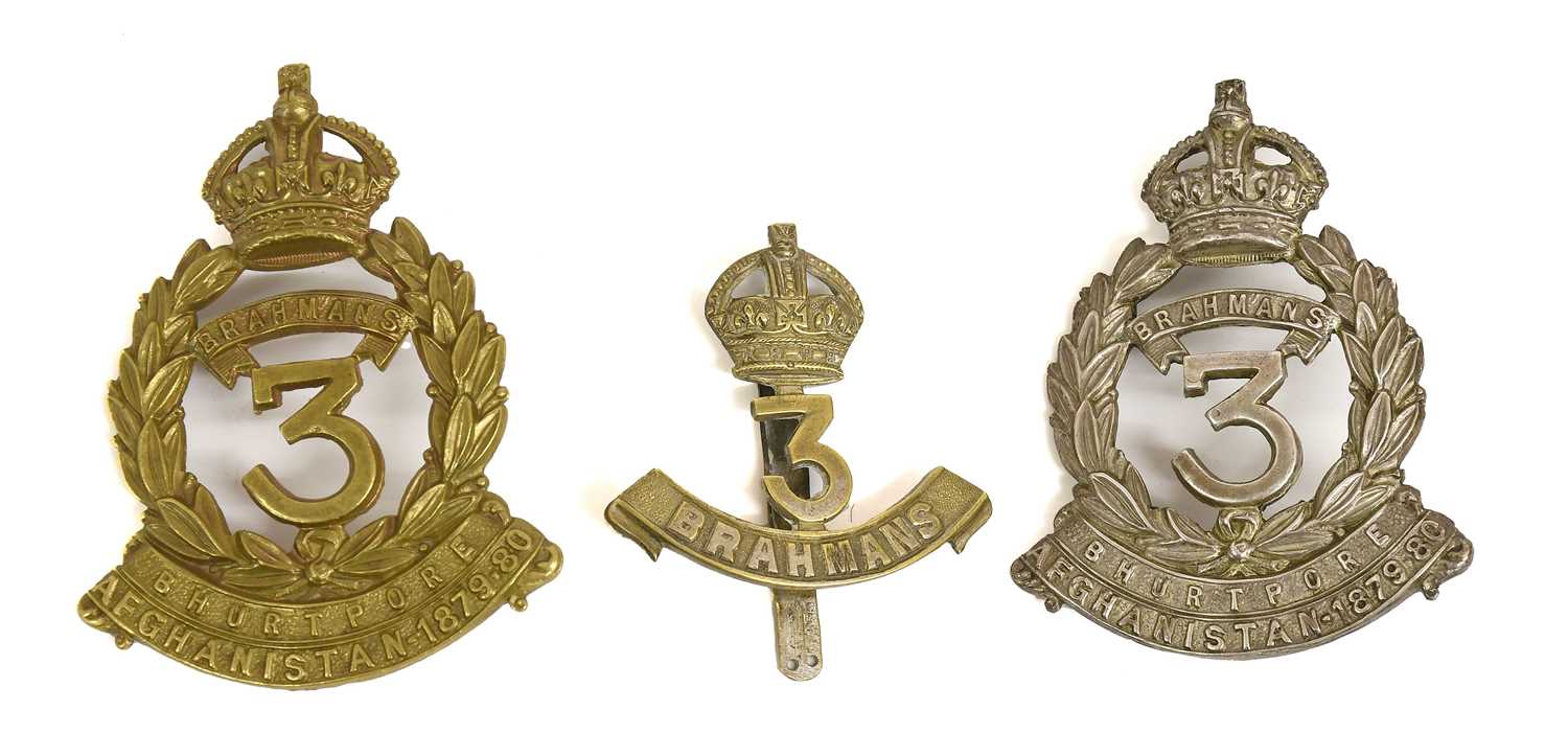 Lot 127 - An Indian Army 3rd Brahmans Officer's
