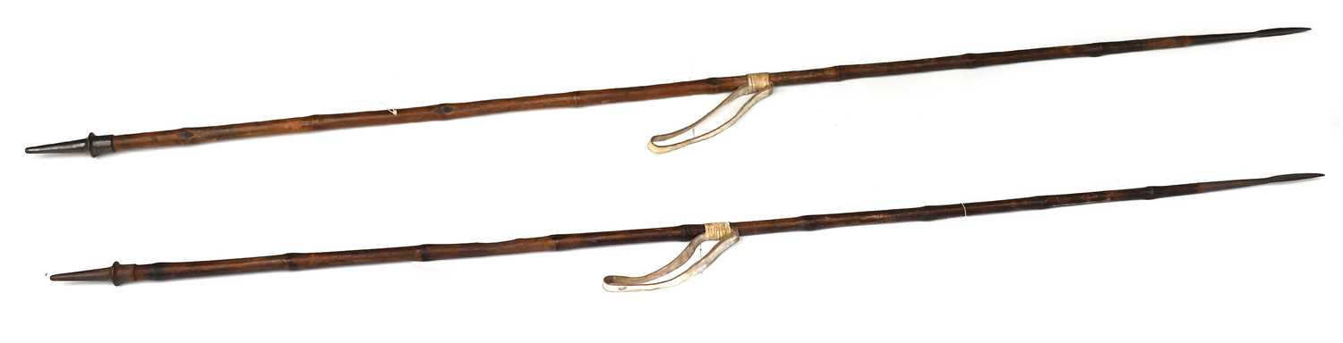 Lot 332 - Two British 1885 Pattern Cavalry Lances,