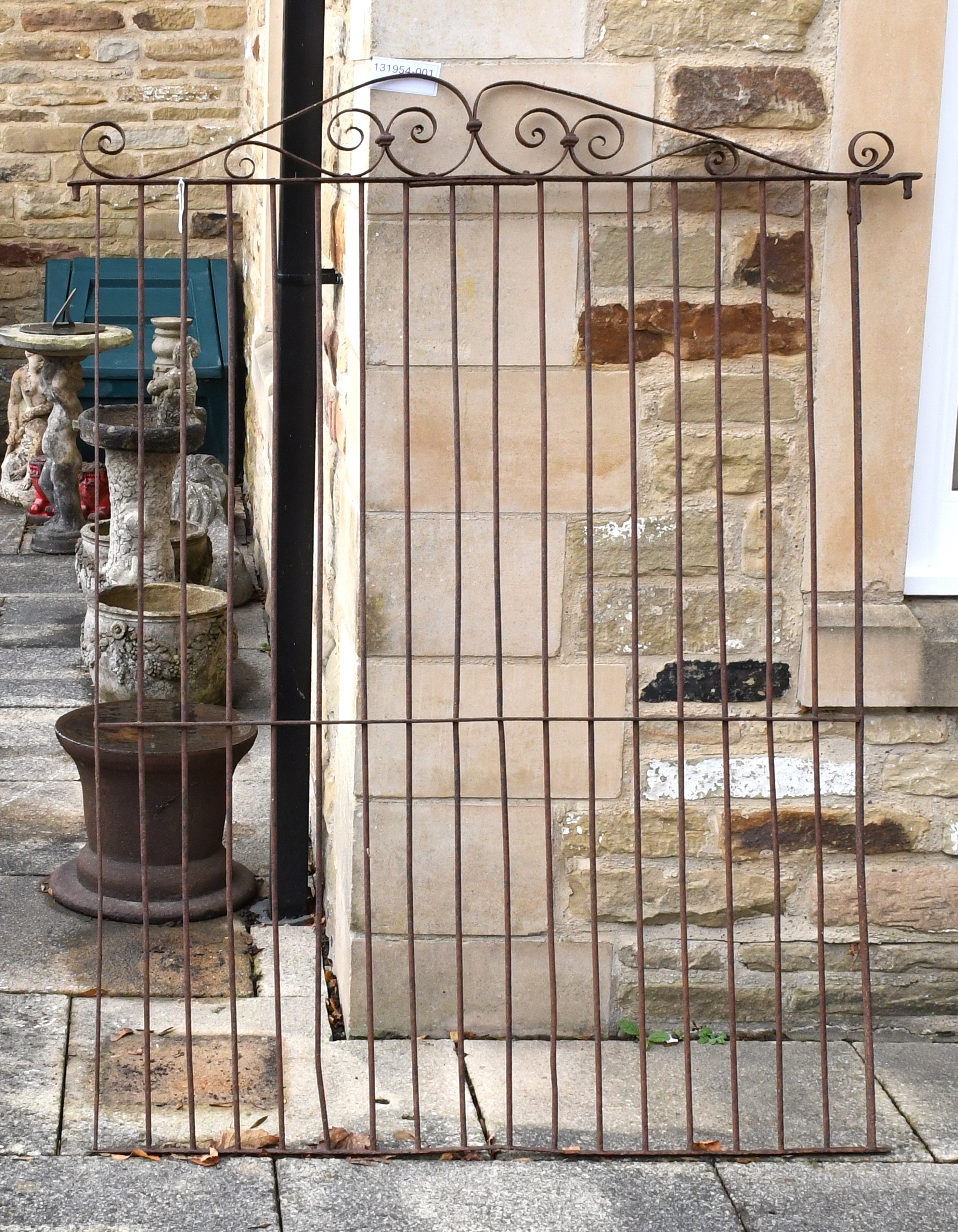 Lot 233 - A Wrought Iron Garden Gate, late 19th