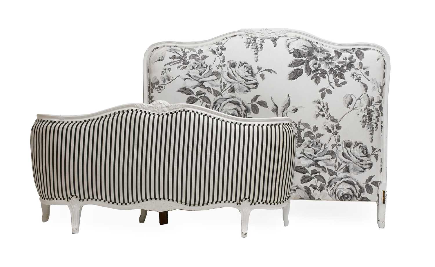 Lot 585 - A Louis XV-Style White-Painted Double
