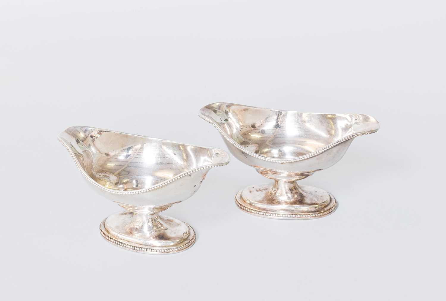 Lot 97 - A Pair of George III Silver Salt-Cellars,