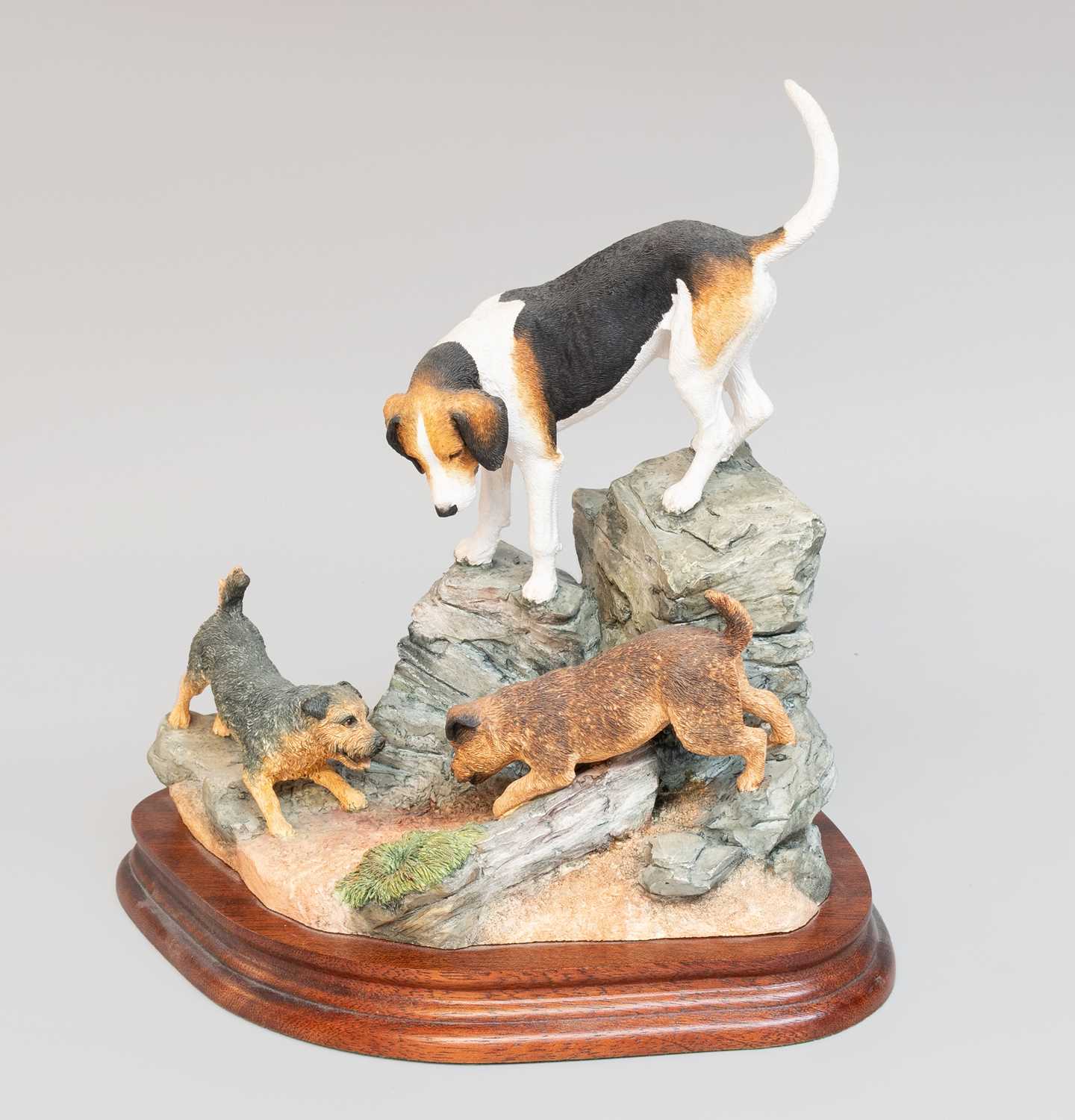 Lot 1110 - Border Fine Arts 'Fell Hound & Terriers',