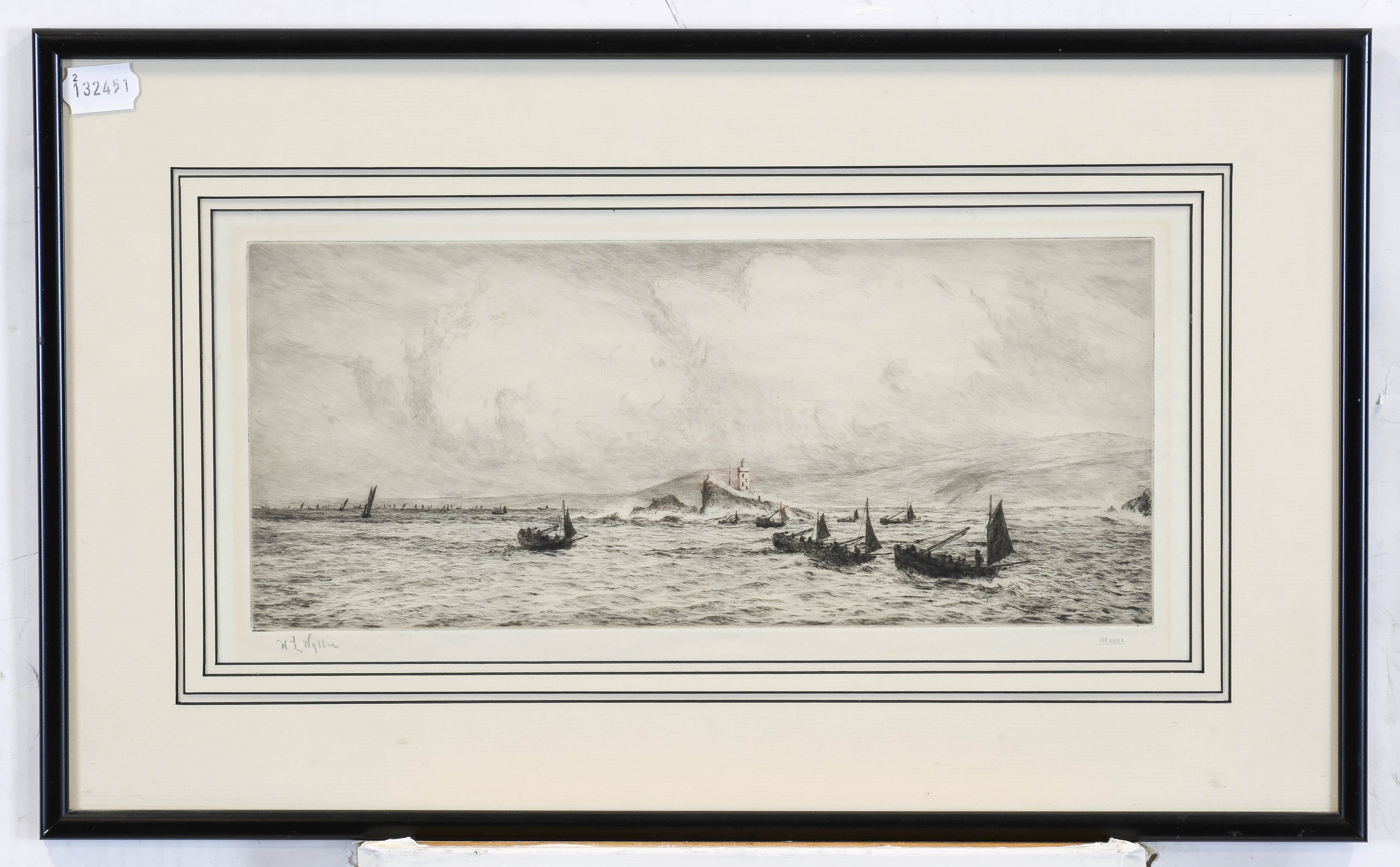 Lot 410 - William Lionel Wyllie RA, RBA, RE, RI, NEAC