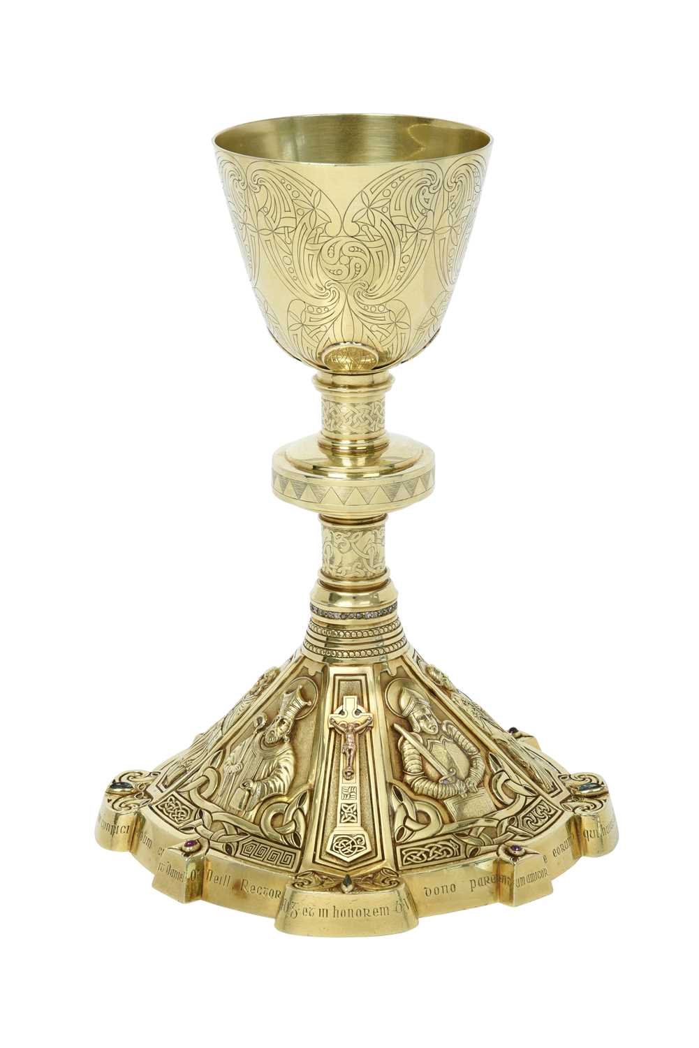 Lot 2602 - An Important George V Irish 'Gem'-Set Gold