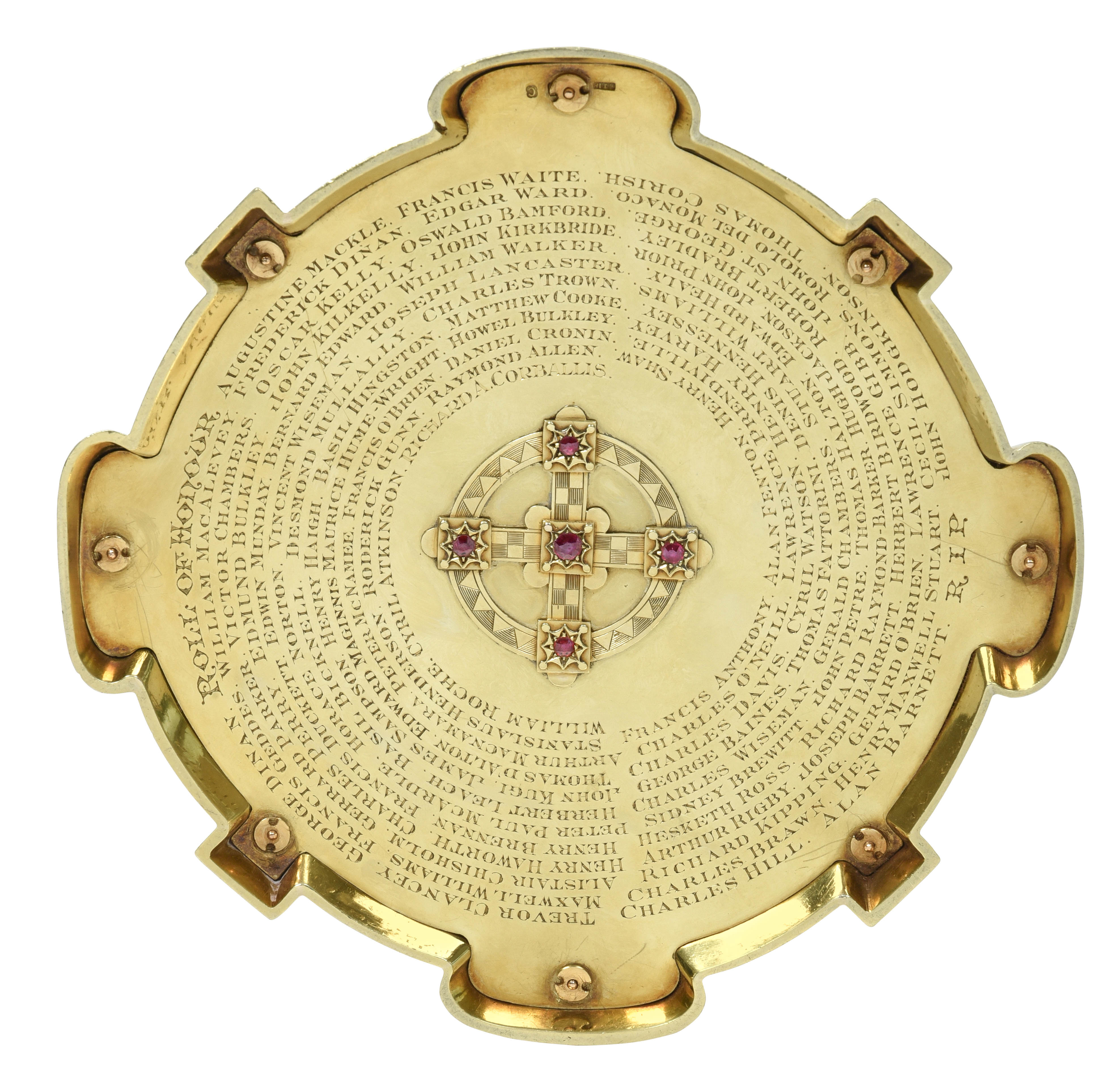 Lot 2602 - An Important George V Irish 'Gem'-Set Gold