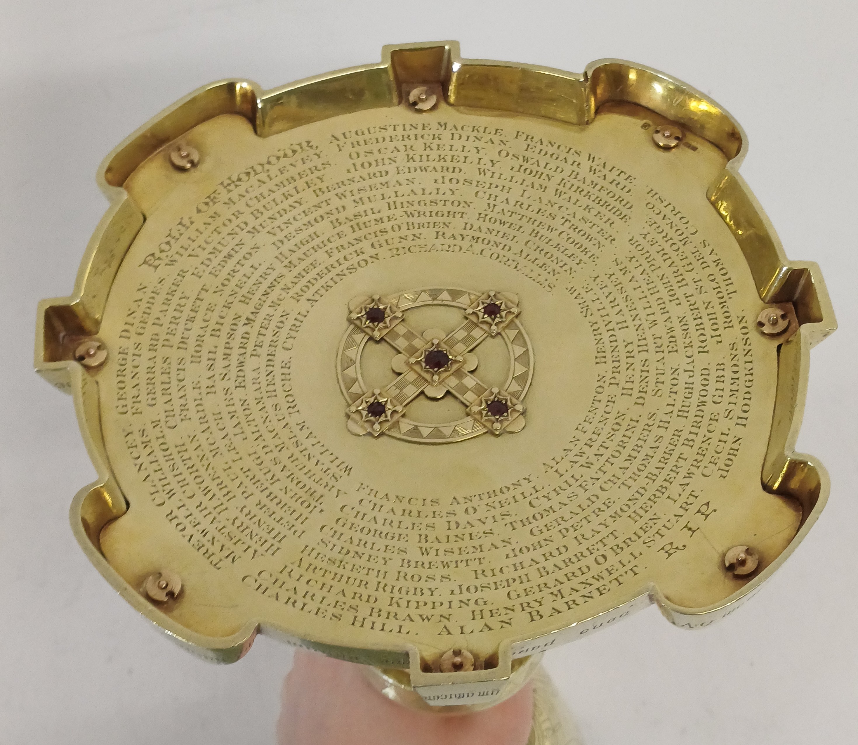 Lot 2602 - An Important George V Irish 'Gem'-Set Gold