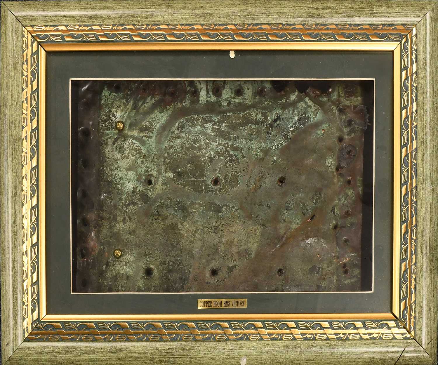 Lot 3218 - HMS Victory Copper Sheathing Plate