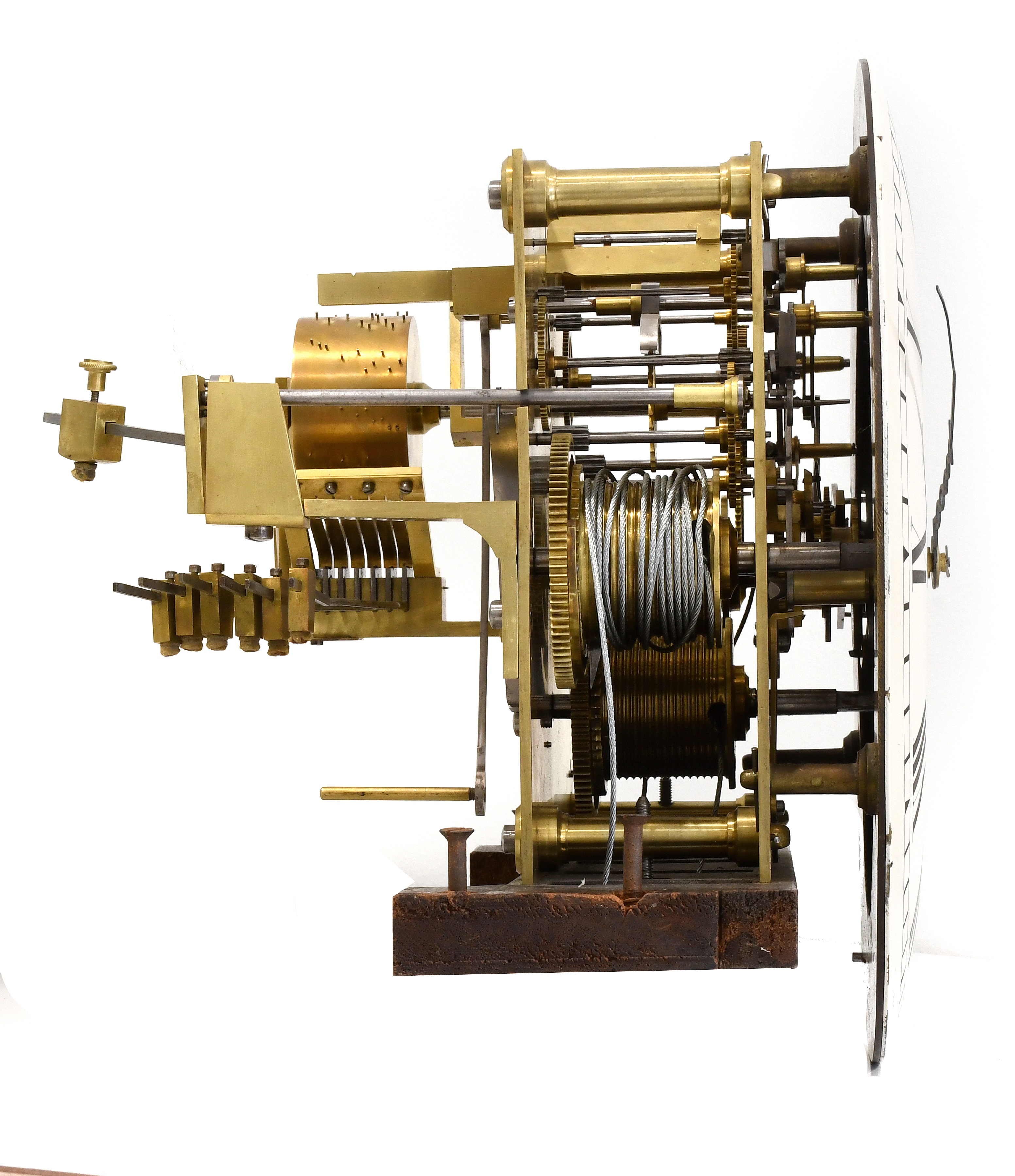 Lot 307 - A Good Mahogany Chiming Longcase Clock,