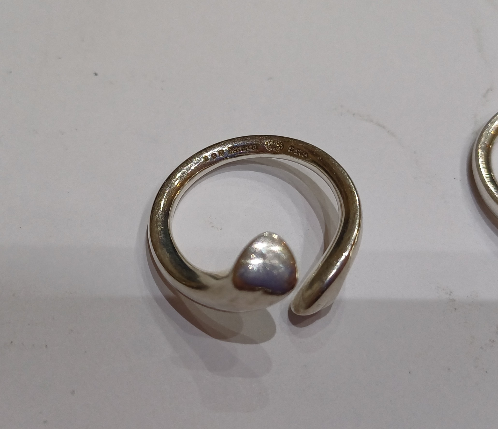 Lot 2289 - Two Devoted Hearts Rings, designed by