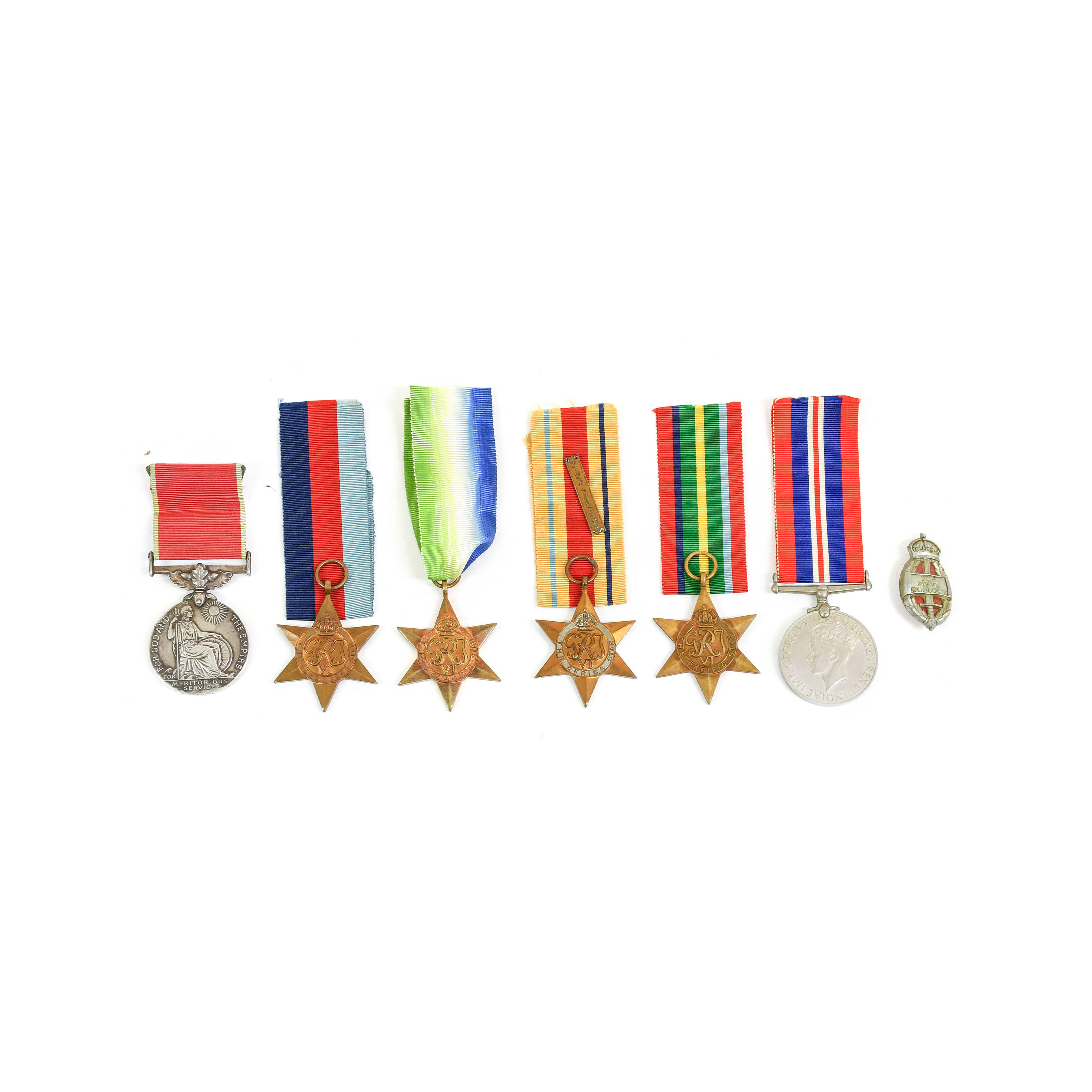 Lot 65 - A Second World War Merchant Navy BEM Casualty