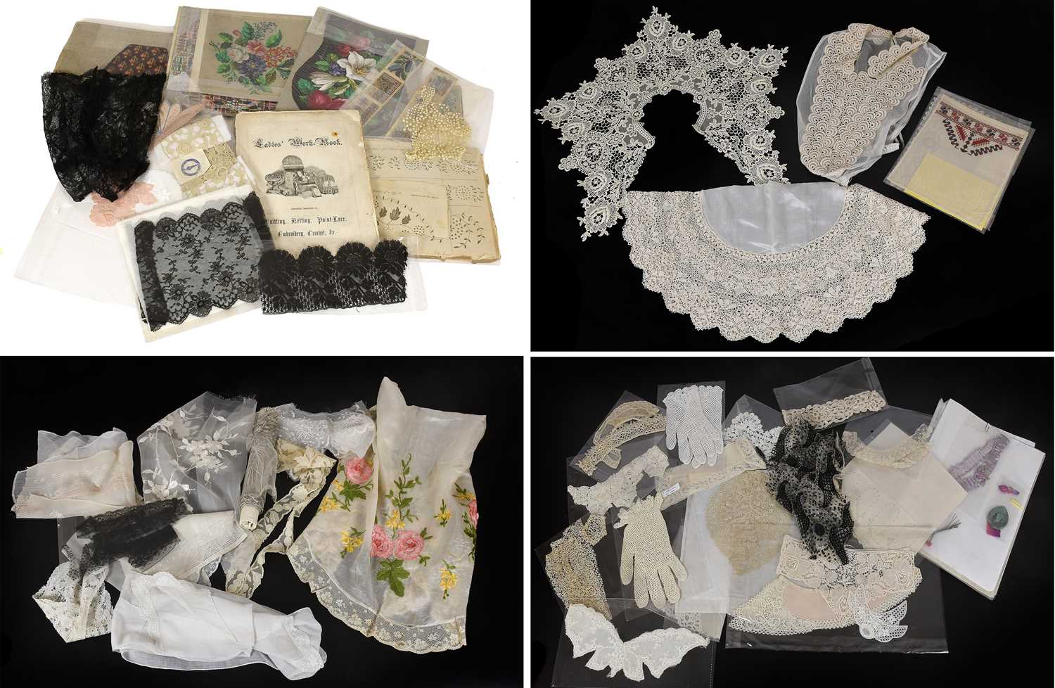Lot 2168 - Assorted Lace, hand and machine made lace