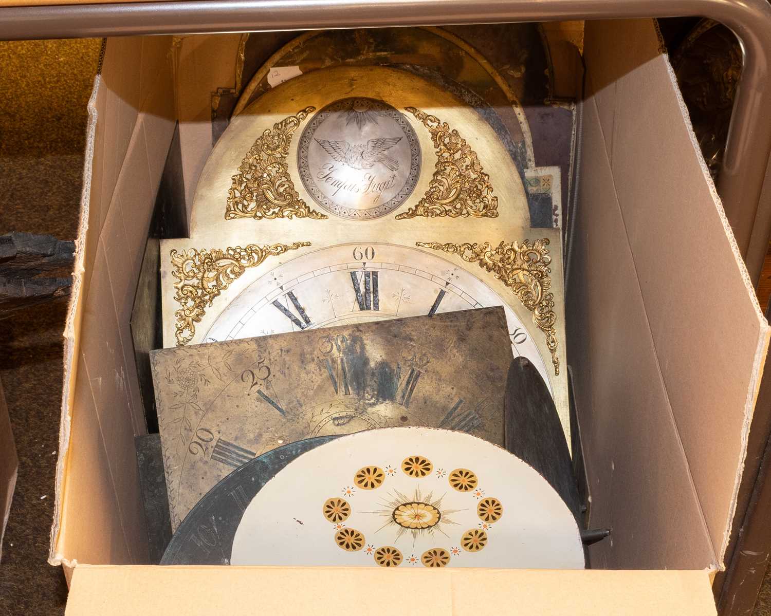 Lot 268 - Various Longcase Clock Dials and Chapter
