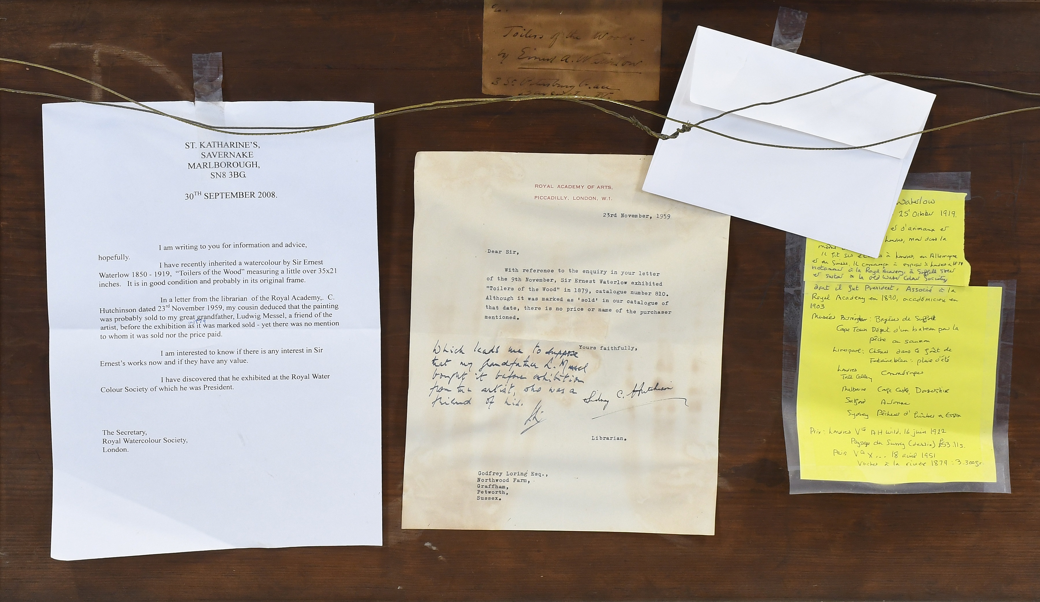 Lot 332 - Sir Ernest Albert Waterlow RA, ROI