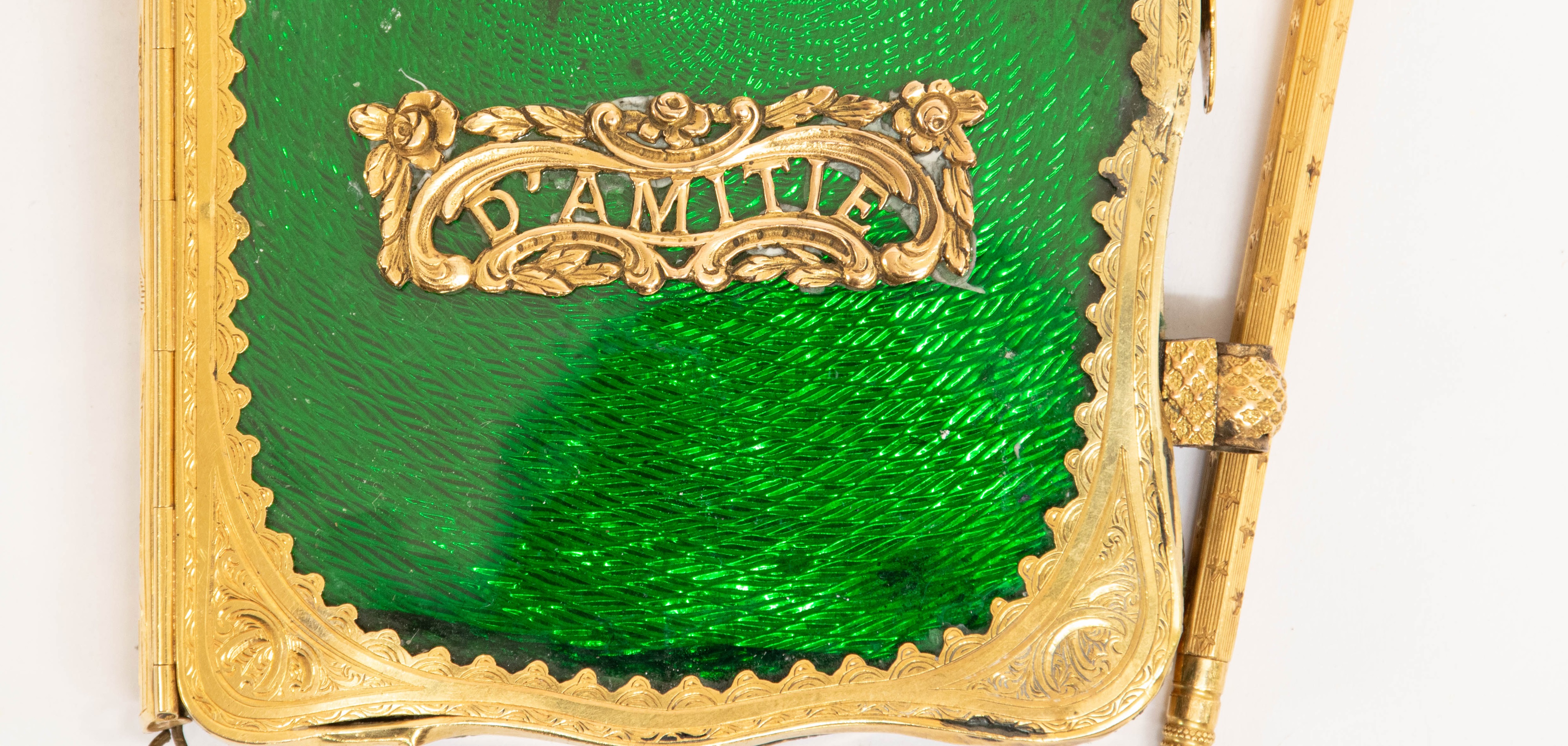 Lot 2081 - A French Gold and Gilt-Metal Mounted and