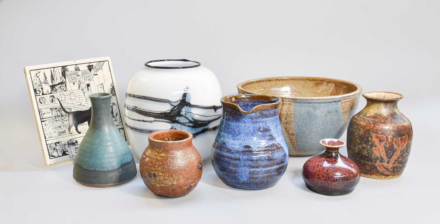 Lot 332 - Various Studio Pottery, including Lacock
