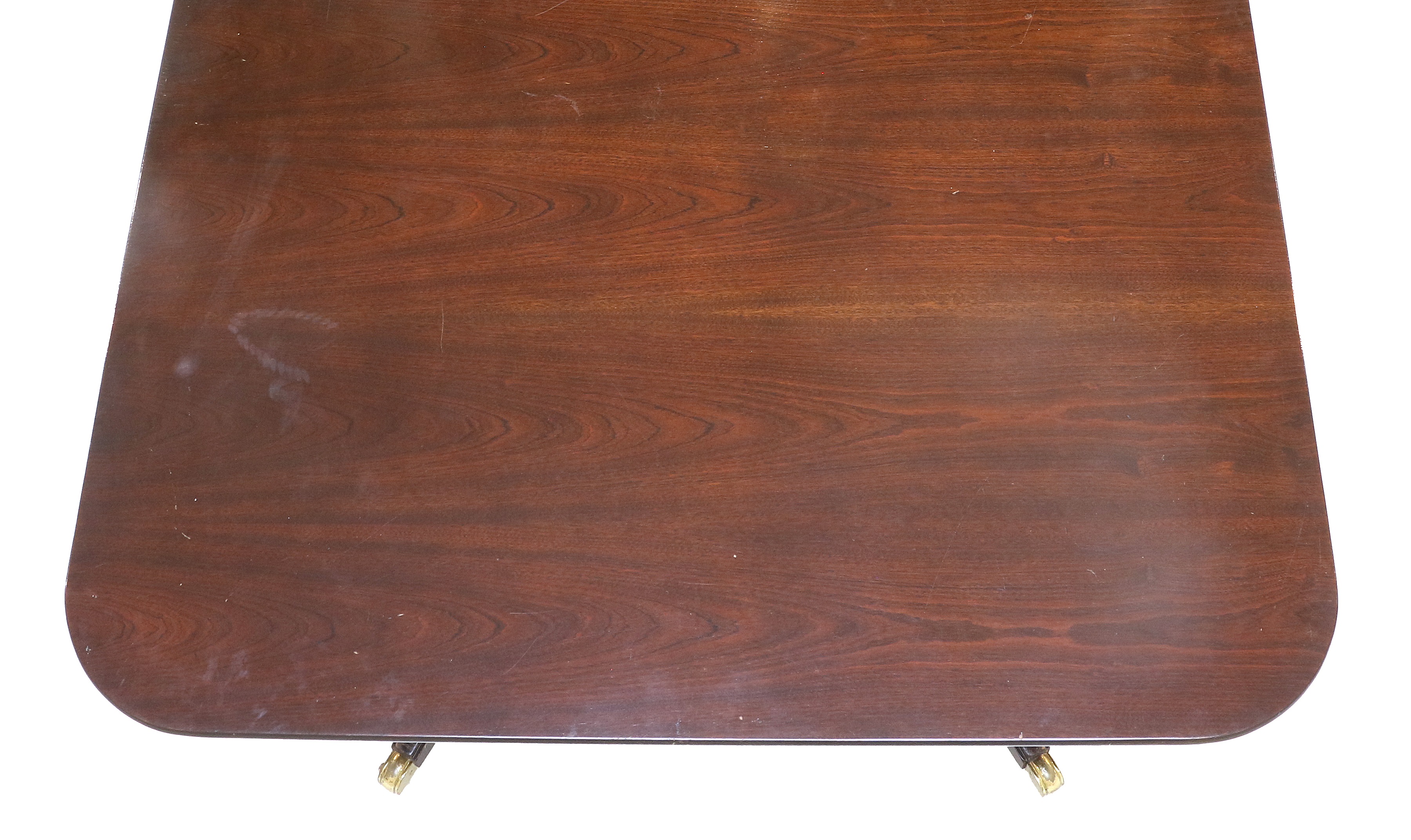 Lot 680 - A Reproduction Mahogany Dining Table, of