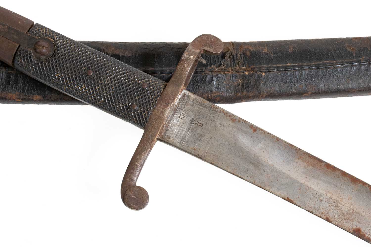 Lot 259 - A British 1856 Pattern Sword Bayonet, the 57.