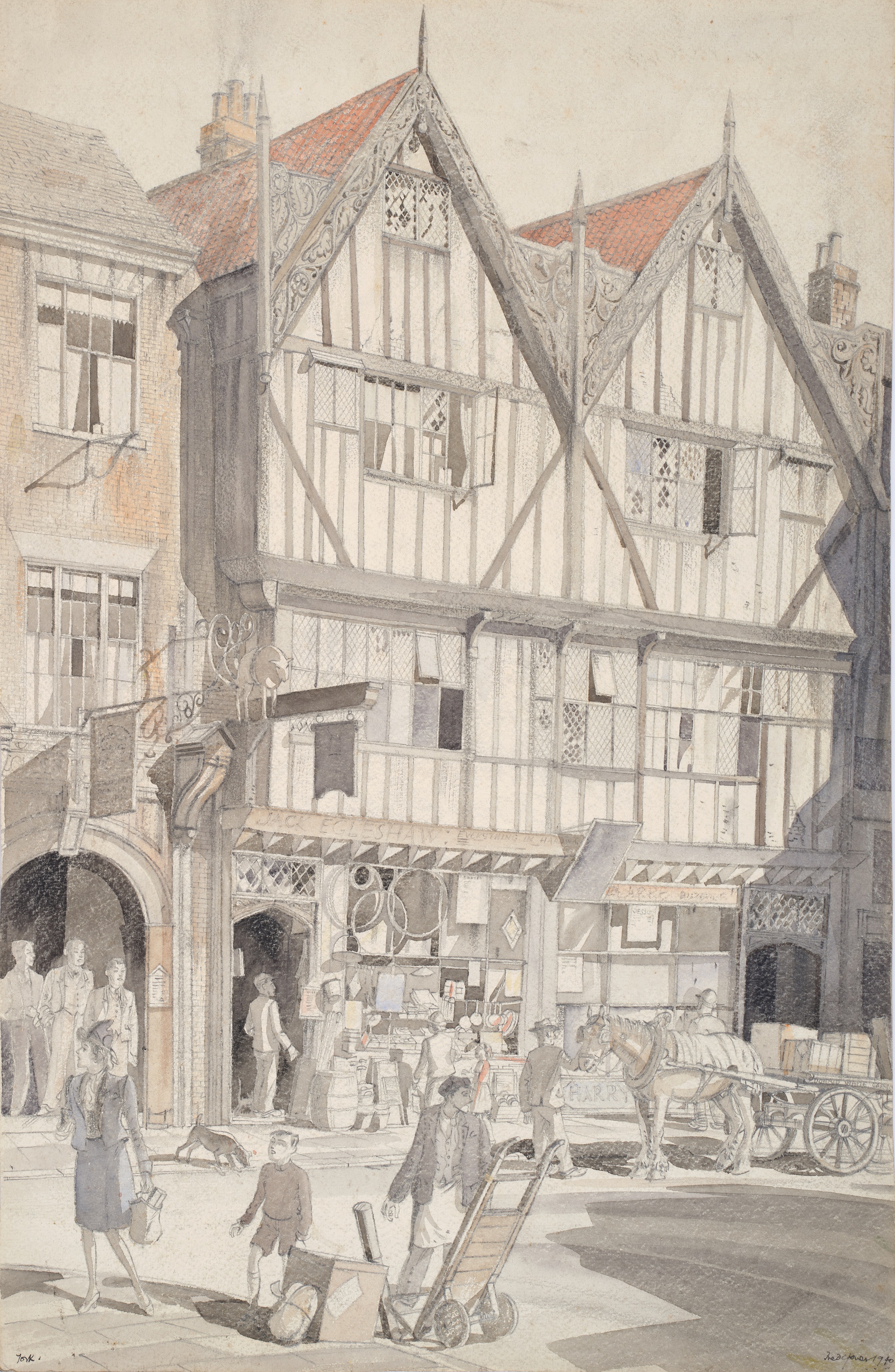 Lot 415 - Fred Cecil Jones RBA (1891-1956) "York"