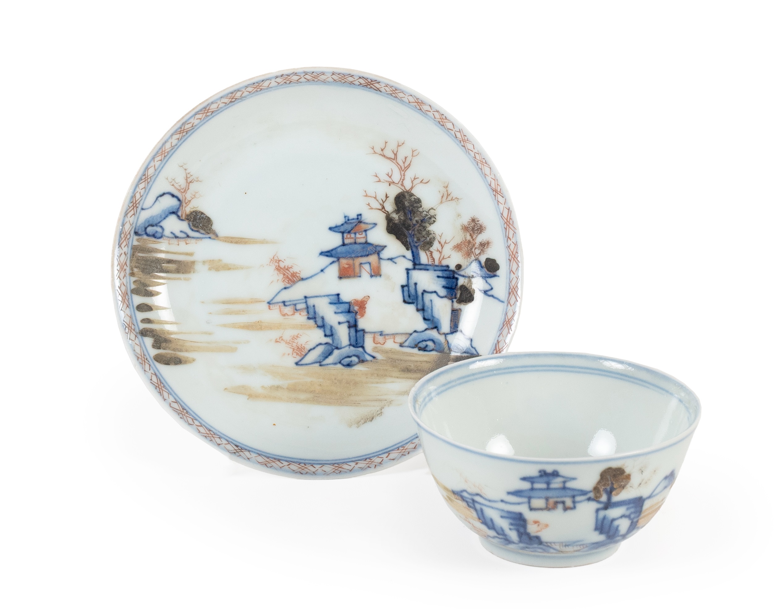 Lot 26 - A Chinese "Nanking Cargo" Porcelain Tea Bowl