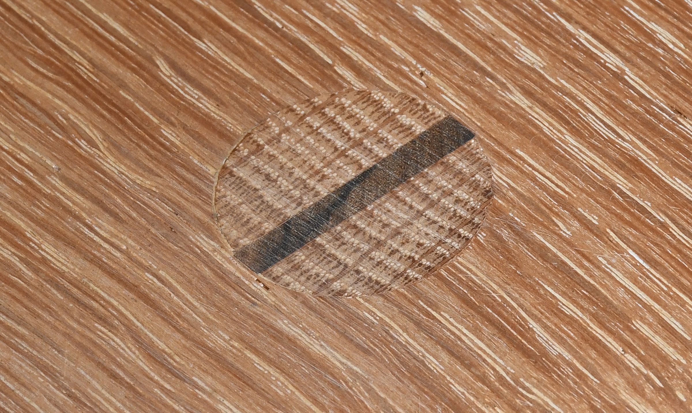 Lot 258 - A Modern Craftsmen Made Limed Oak Rocking