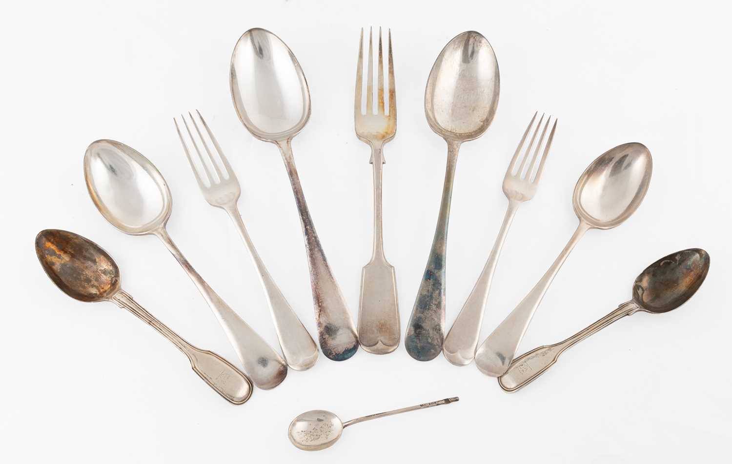 Lot 330 - A Collection of Assorted Silver and Silver