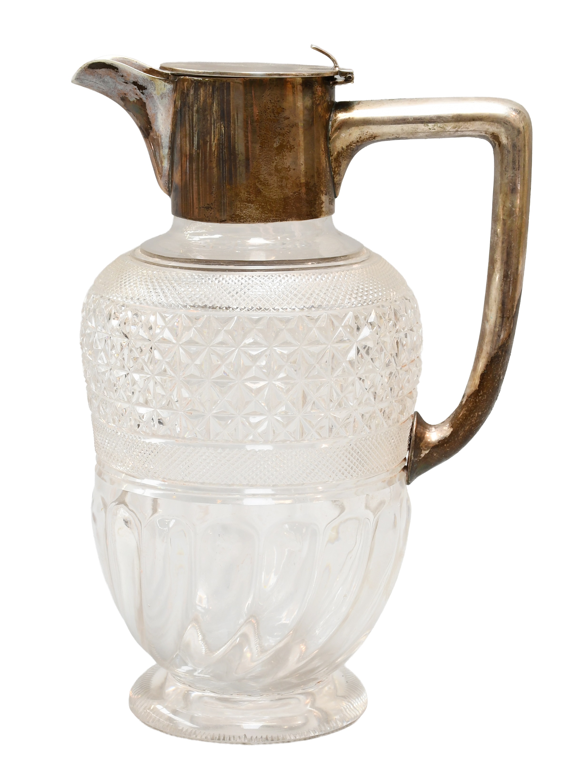 Lot 190 - A Victorian Silver-Mounted Cut-Glass