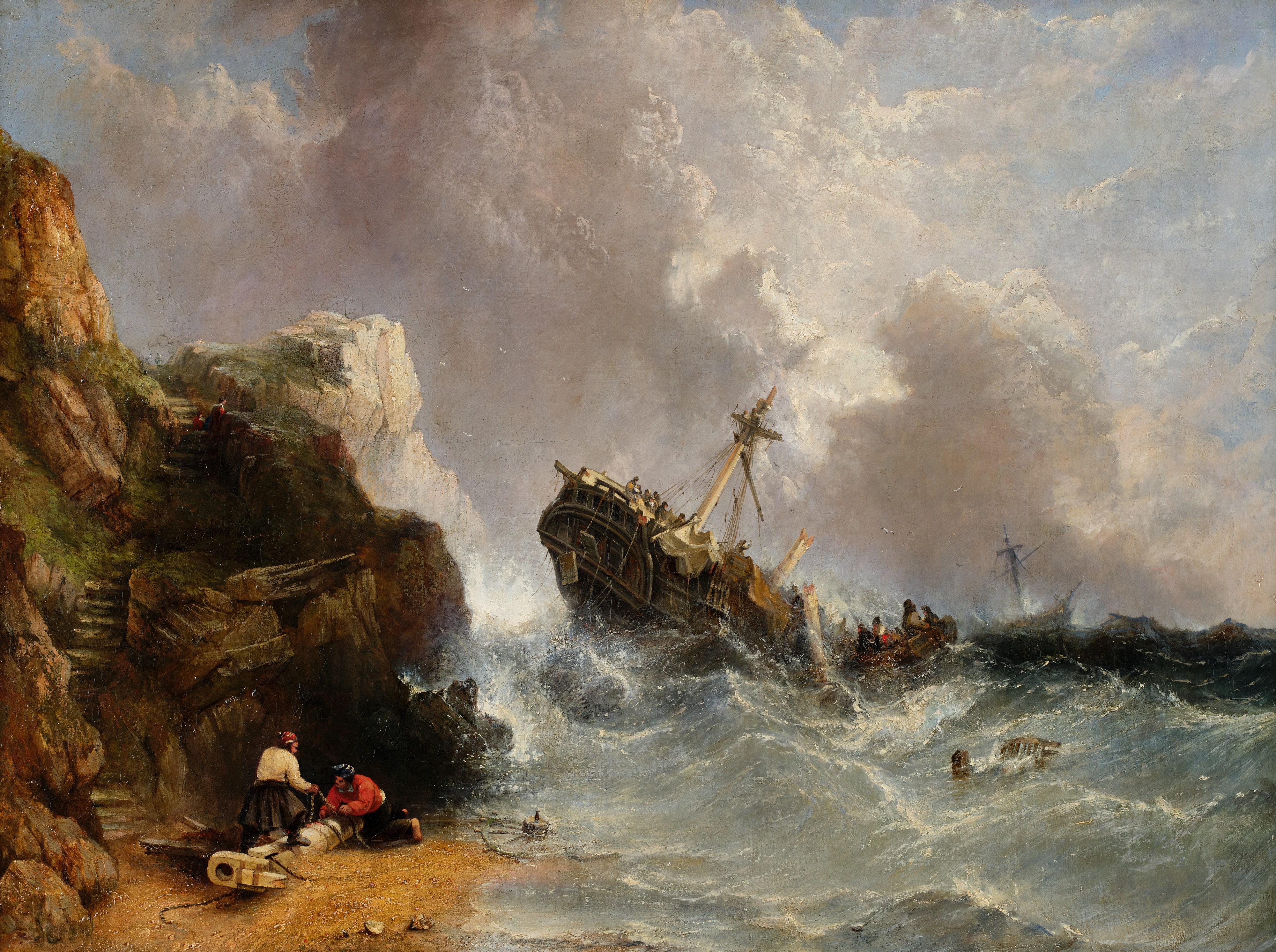 Lot 1069 - Attributed to William Collins RA