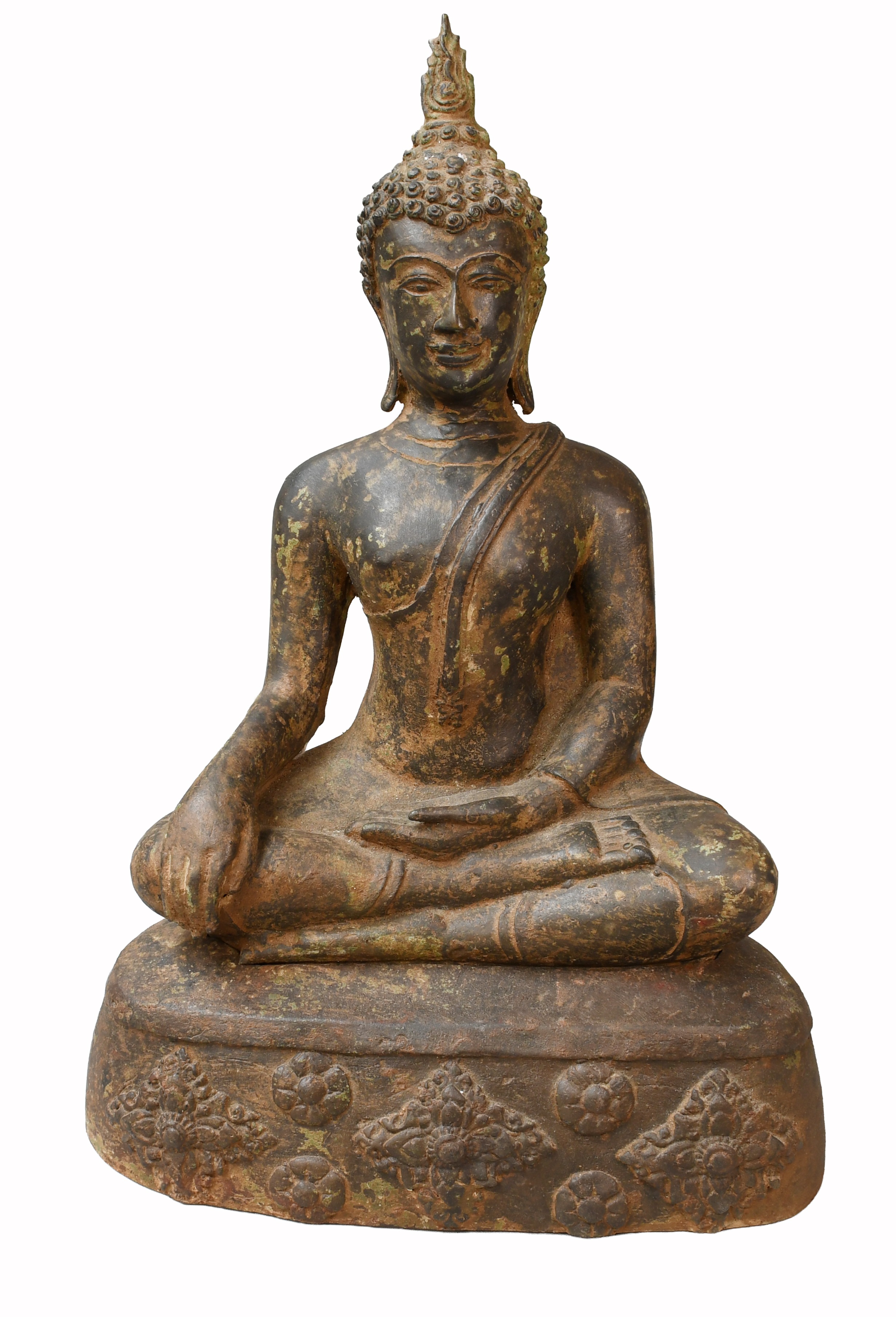Lot 208 - A South-East Asian Patinated Cast Metal