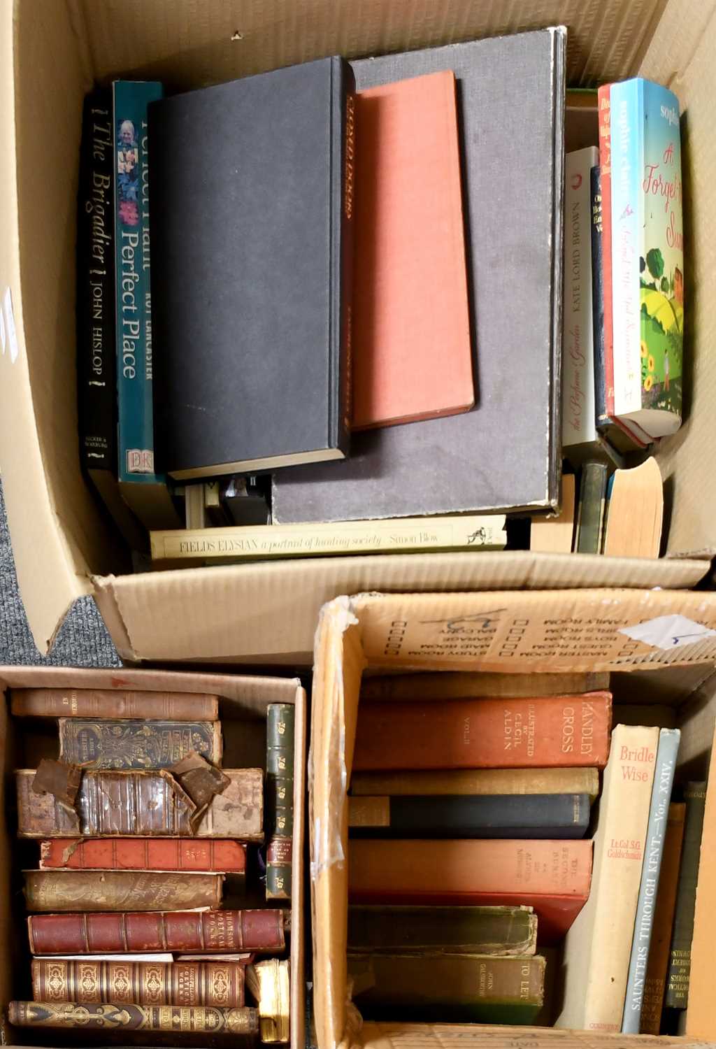 Lot 201 - Eight Boxes of Assorted Books, including