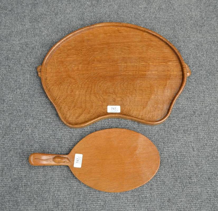 Lot 747 - A Robert "Mouseman " Thompson Oak Kidney
