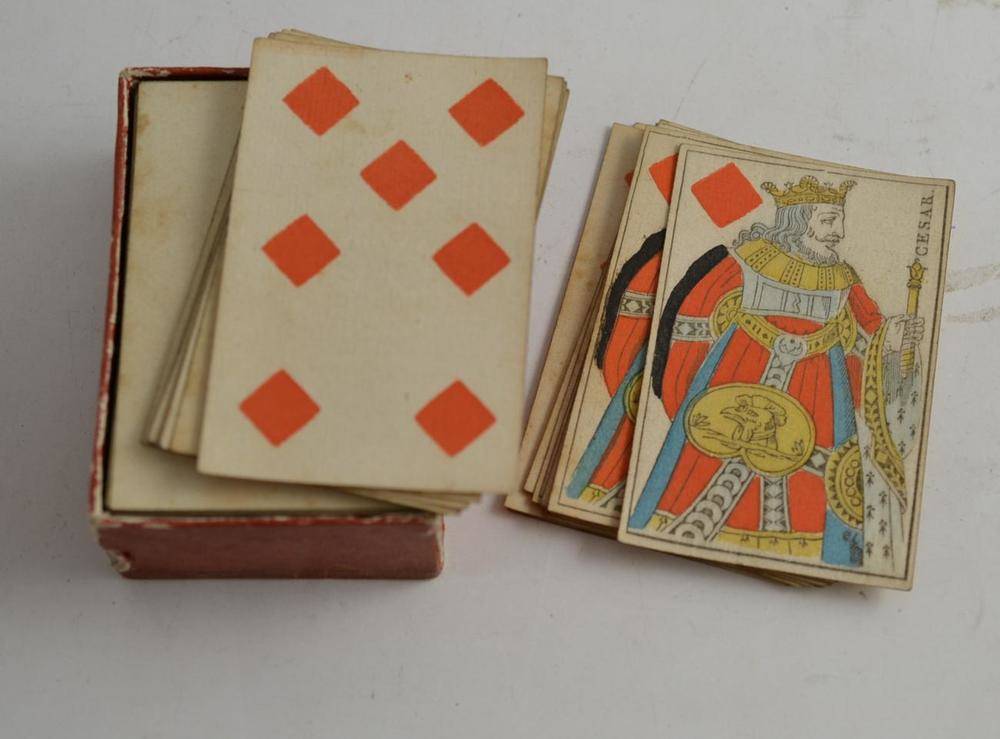 Lot 115 - A set of 19th century playing cards