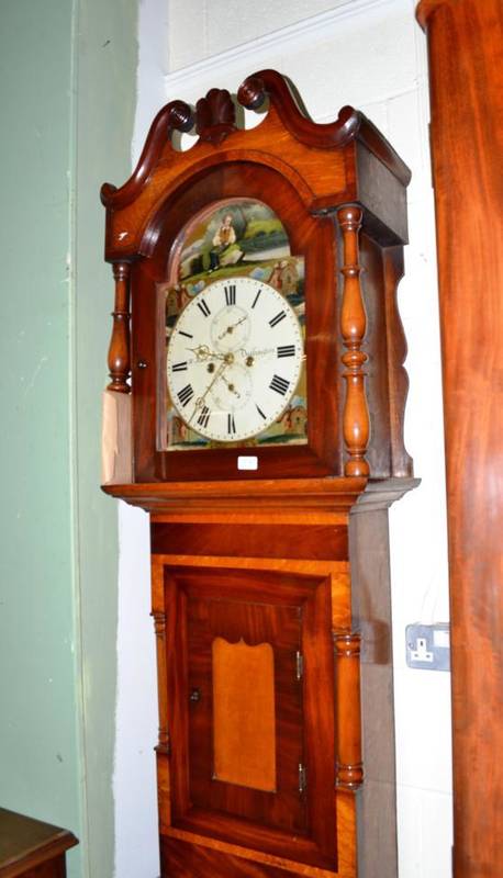 Lot 614 - A 19th century longcase clock 'R Johnson,