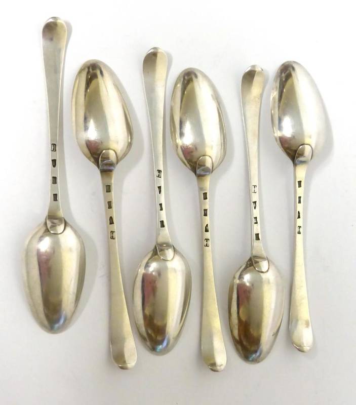 Lot 455 - A Set of Six George III Provincial Silver