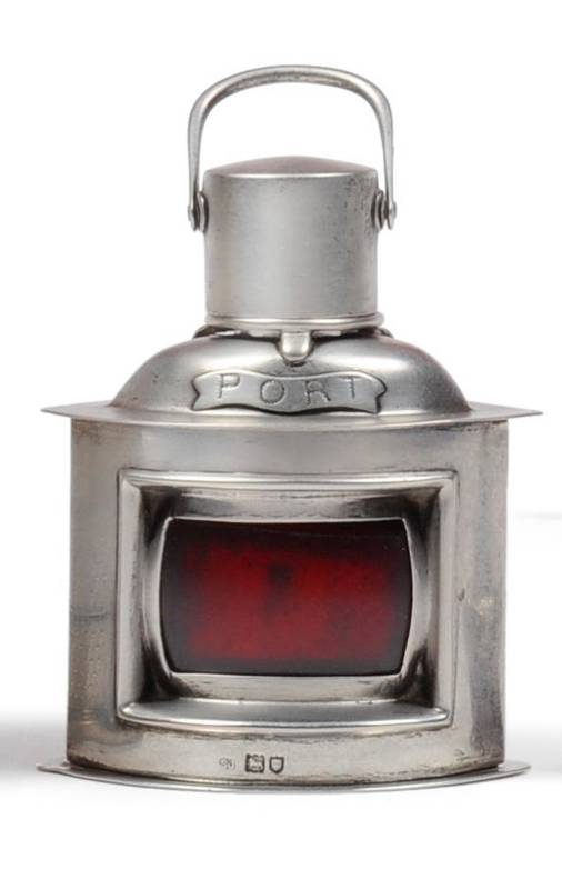 Lot 475 - A George V Novelty Silver Inkwell, Samuel