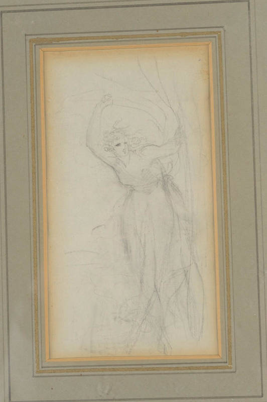 Lot 103 - George Richmond RA (1809-1895) "Study for