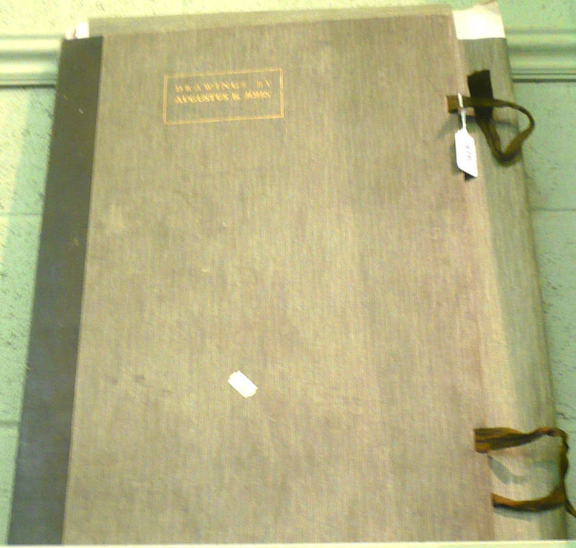 Lot 476 - A folio of ten etchings, Augustus John and a