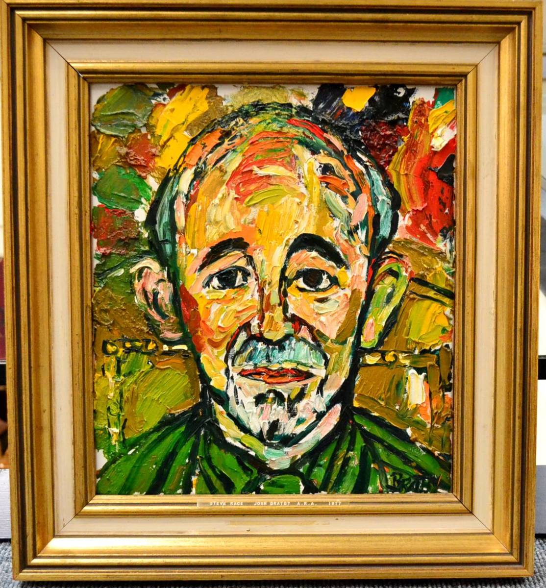 Lot 697 - John Bratby (1928-1992) Head and shoulders