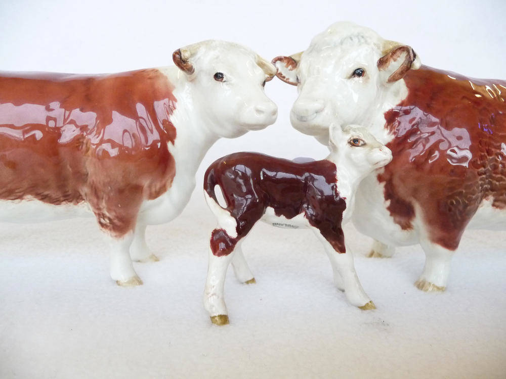 Lot 1057 - Beswick Hereford Bull, model No. 1363A,