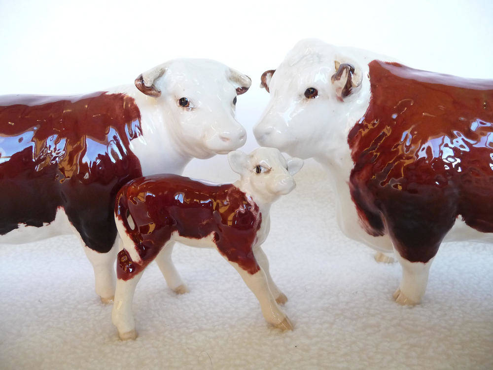 Lot 1069 - Beswick Hereford Bull, model No. 1363A;