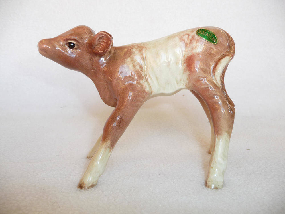 Lot 1070 - Beswick Roan Hereford Calf, (large) model