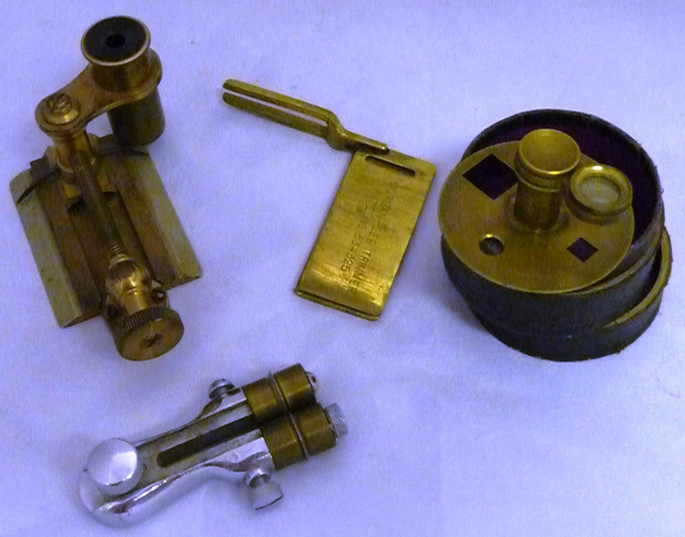 Lot 1008 - A Brass Thread Counter by J. Casartelli,