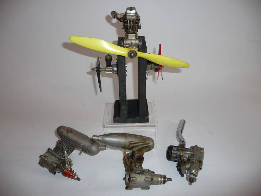 Lot 1088 - Six Model Aircraft Engines, including Webra