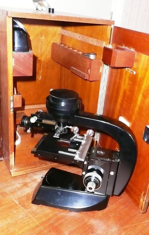 Lot 138 - A Black Enamelled and Chrome Binocular