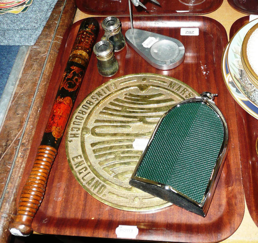 Lot 282 - A tray including a Victorian police