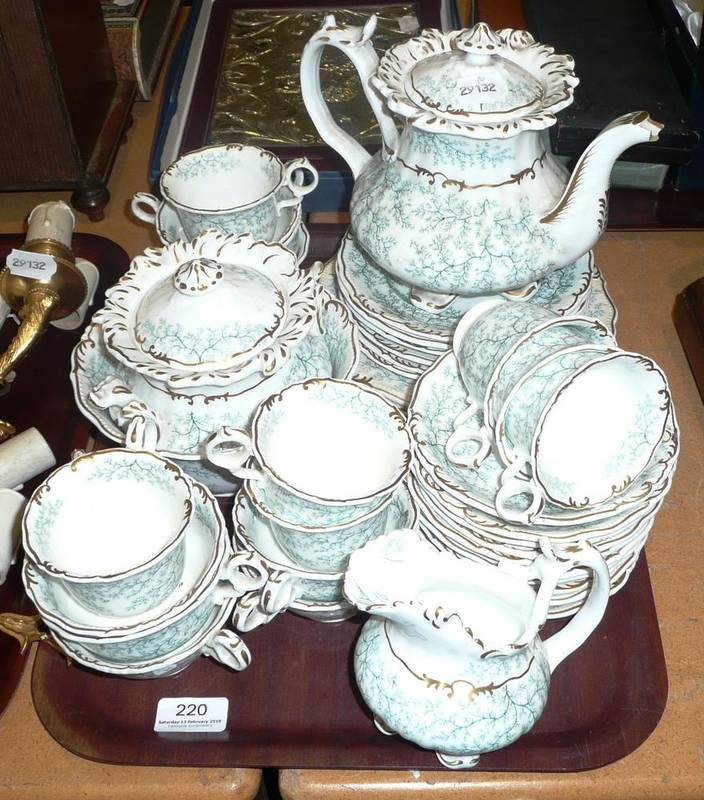 Lot 220 - Victorian tea set