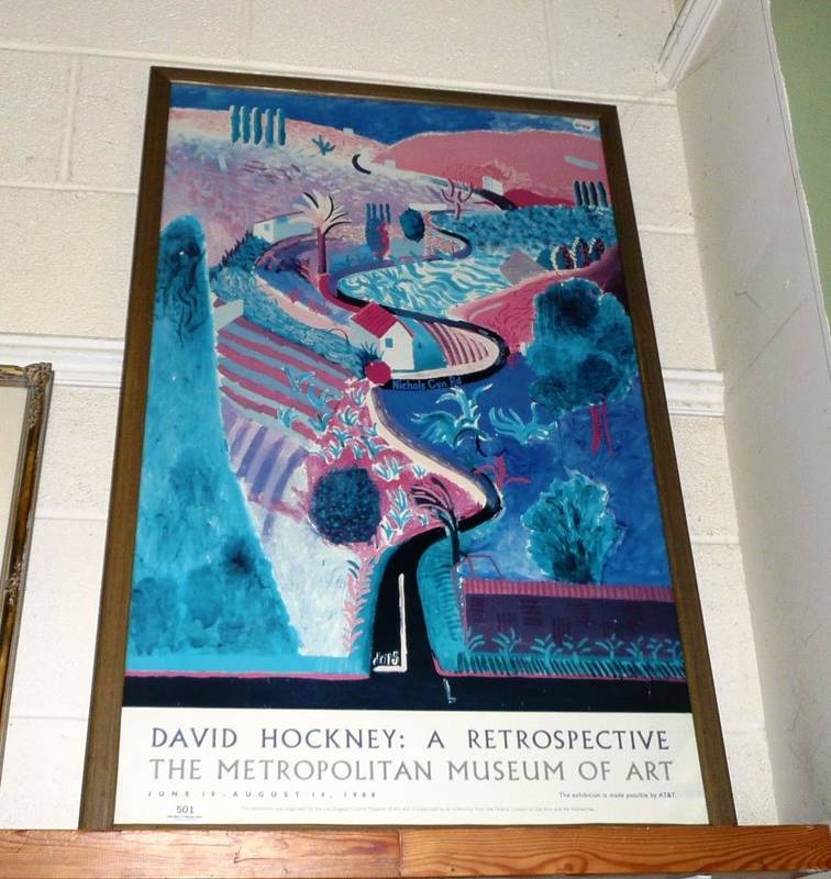 Lot 501 - David Hockney print - A Retrospective