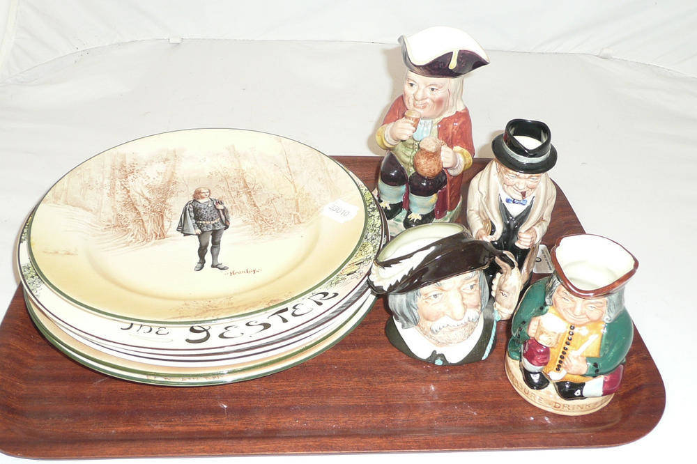 Lot 6 - Royal Doulton Winston Churchill toby jug, a