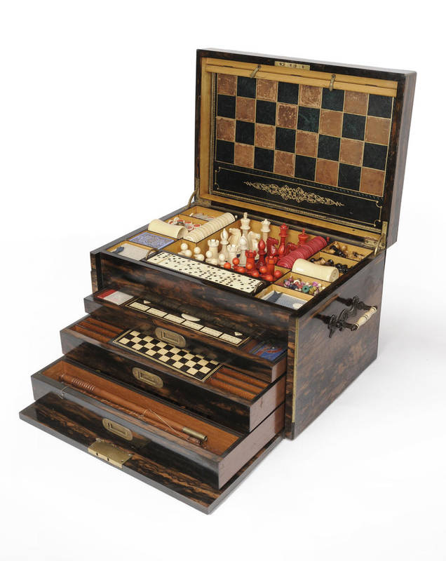 Lot 609 - An Extensive Victorian Coromandel Cased