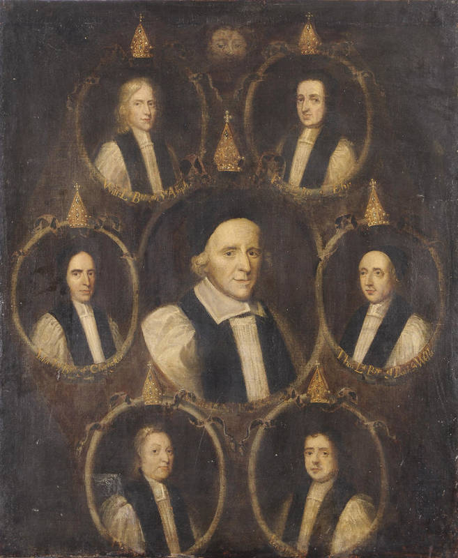 Lot 952 - English School (late 17th century) The Seven