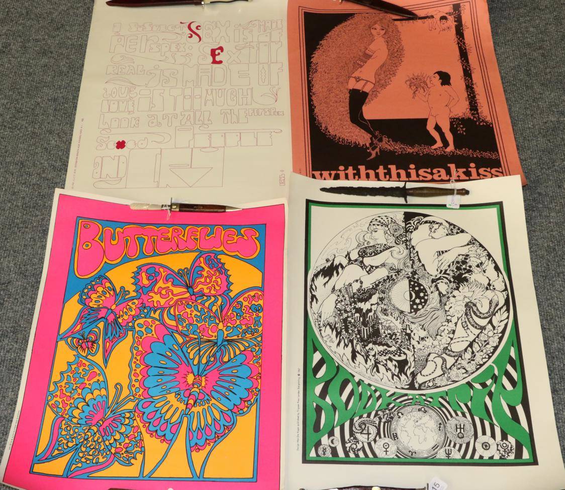Lot 3167 - Psychedelic Posters Six 1960's Examples